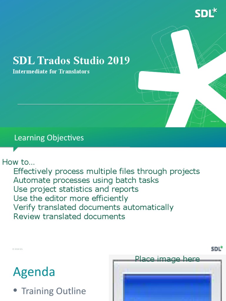 SDL Trados Studio 2019 - Intermediate - EN | PDF | Adobe Creative Suite ...