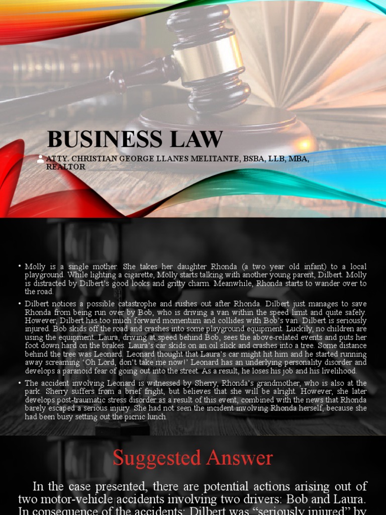 Sample Pronlem With Answer | PDF | Negligence | Duty Of Care