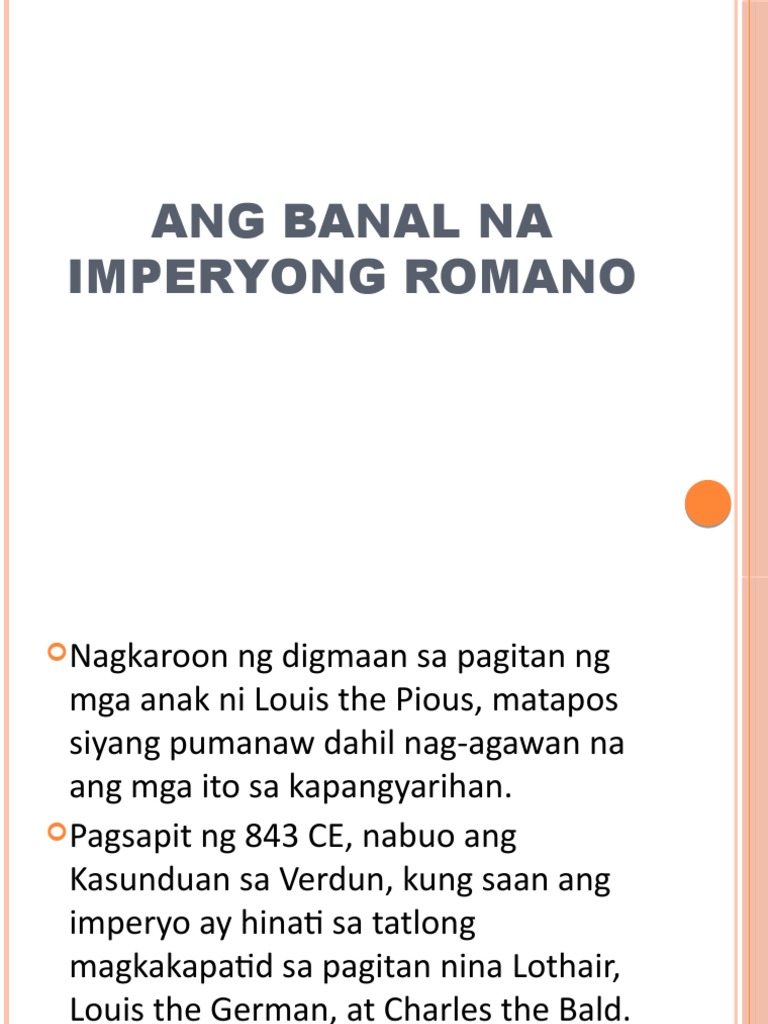 Ang Banal Na Imperyong Romano | PDF