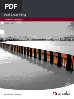 AZ 19-700 - ArcelorMittal - Steel Sheet Piles | PDF