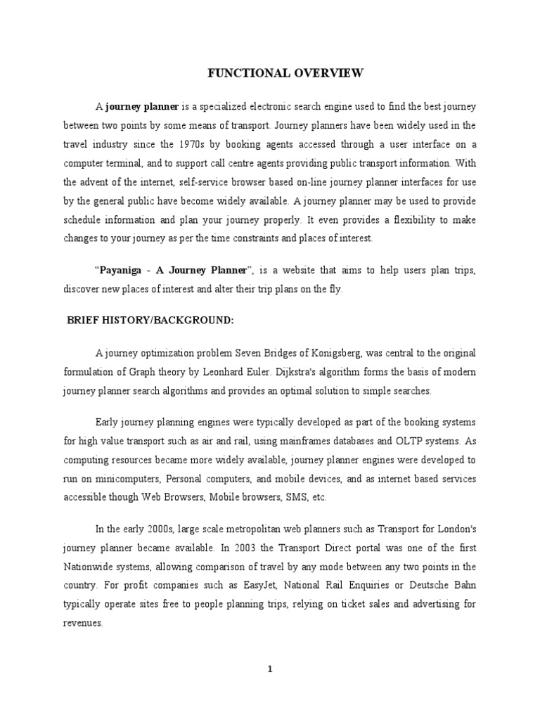 Functional Overview: Brief History/Background | PDF | Information ...