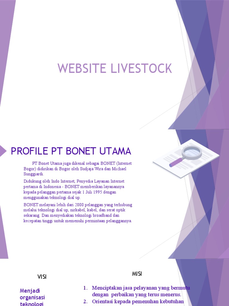 Aplikasi Informasi Peternakan BONET | PDF