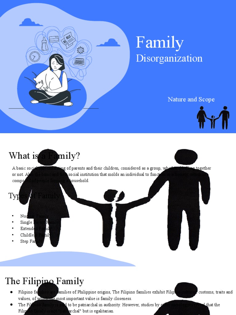 Family Disorganization in Filipino Society | PDF | Legitimacy (Family ...