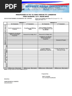 Faculty Loading (Sy 2023-2024) (74453) | PDF