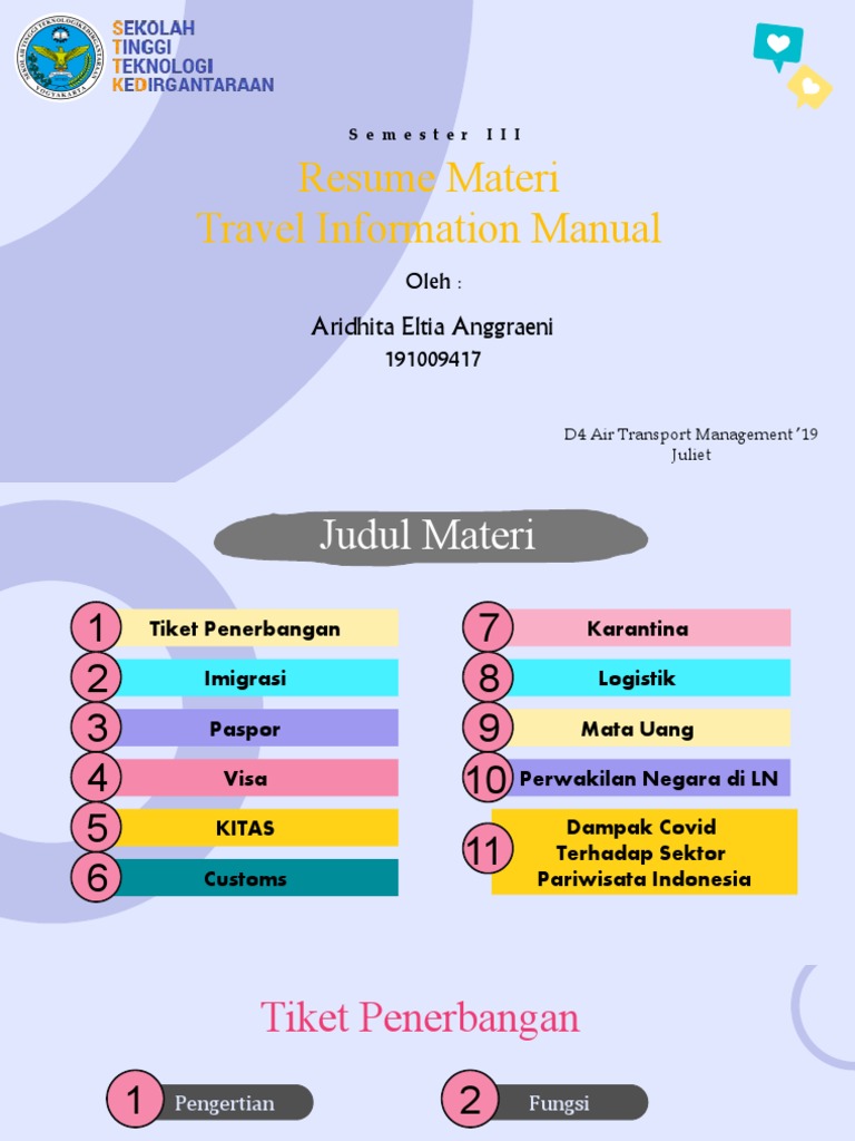 Travel Information Manual | PDF