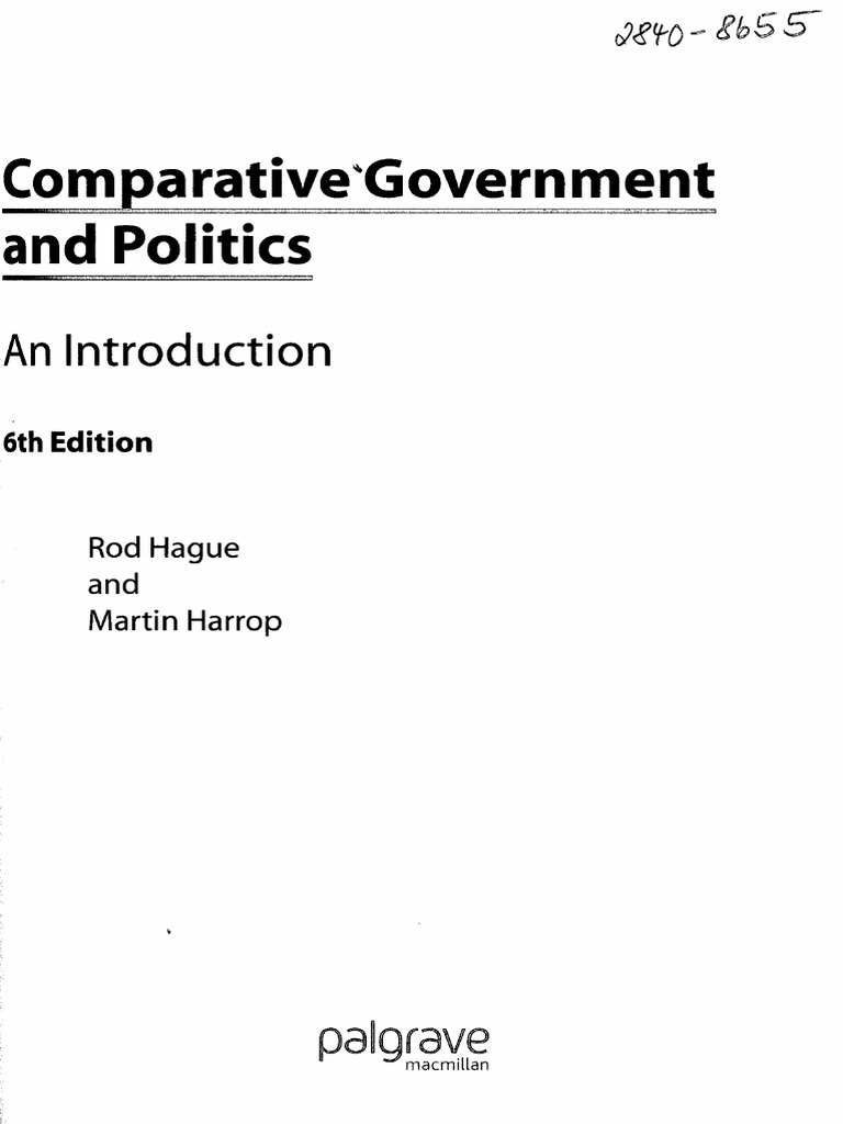 Comparative Government: An Introduction | PDF | Authoritarianism ...