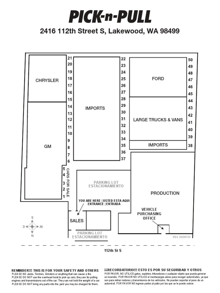 Pick N Pull - Tacoma | PDF | Vehículo de motor | Vehículos de ruedas