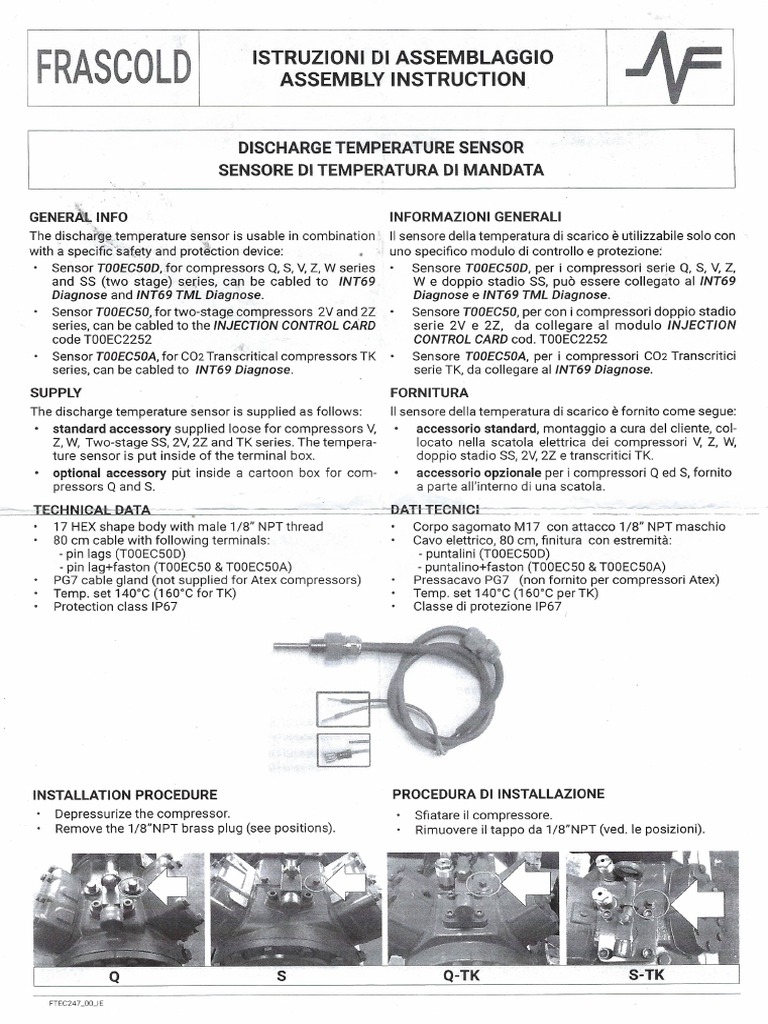 Frascold Assembly Instruction | PDF