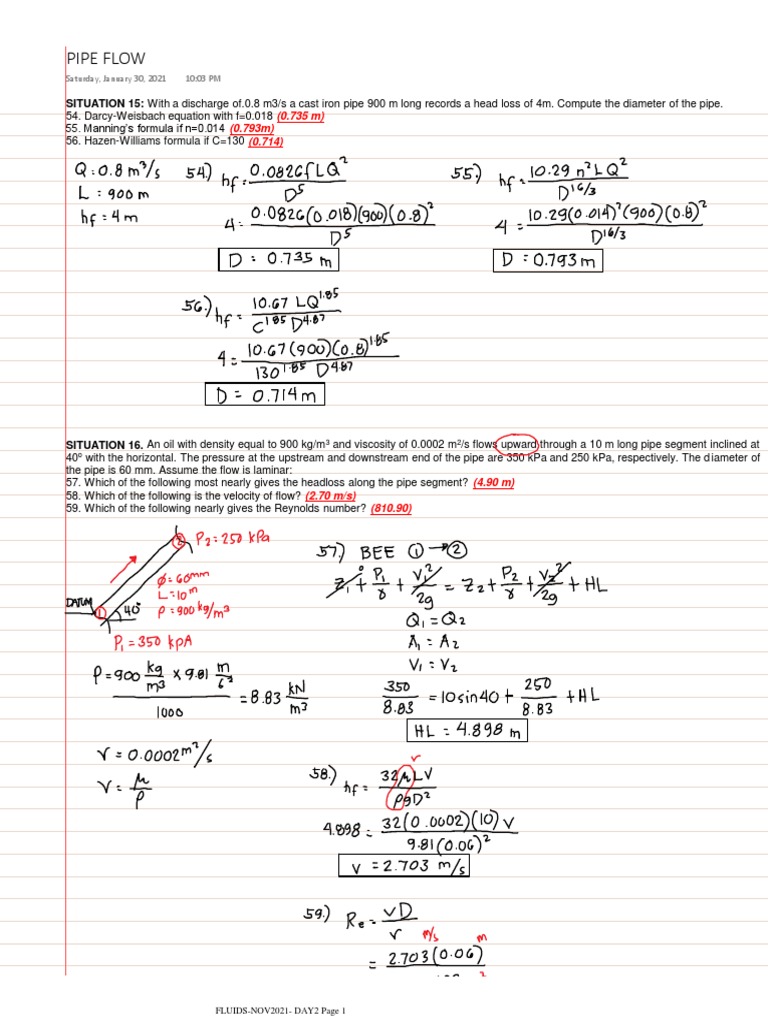 Fluids Nov2021 Day2 | PDF | Fluid Dynamics | Nozzle