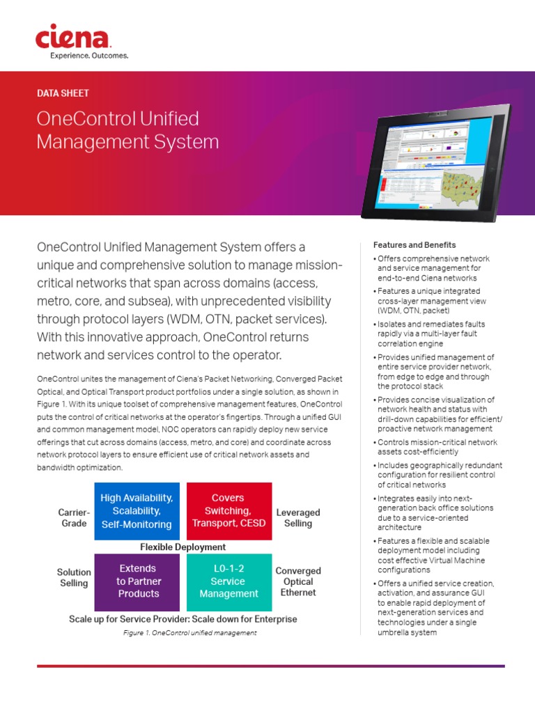 Onecontrol Unified Management System: Data Sheet | Download Free PDF ...