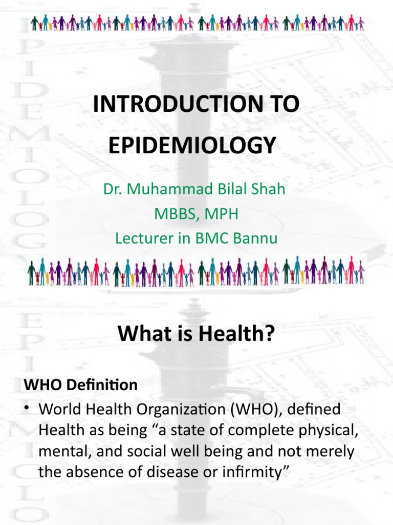 Introduction to Epidemiology Concepts | PDF | Epidemiology | Parasitism