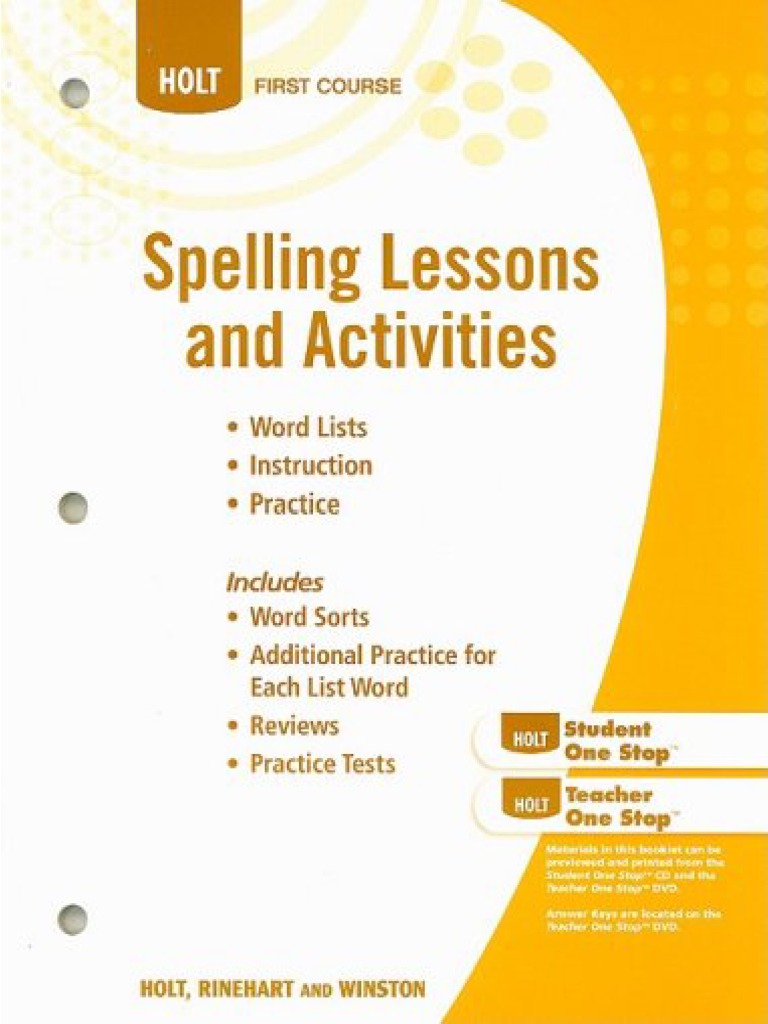 Spelling Lessons and Activities | PDF | Latin | Spelling