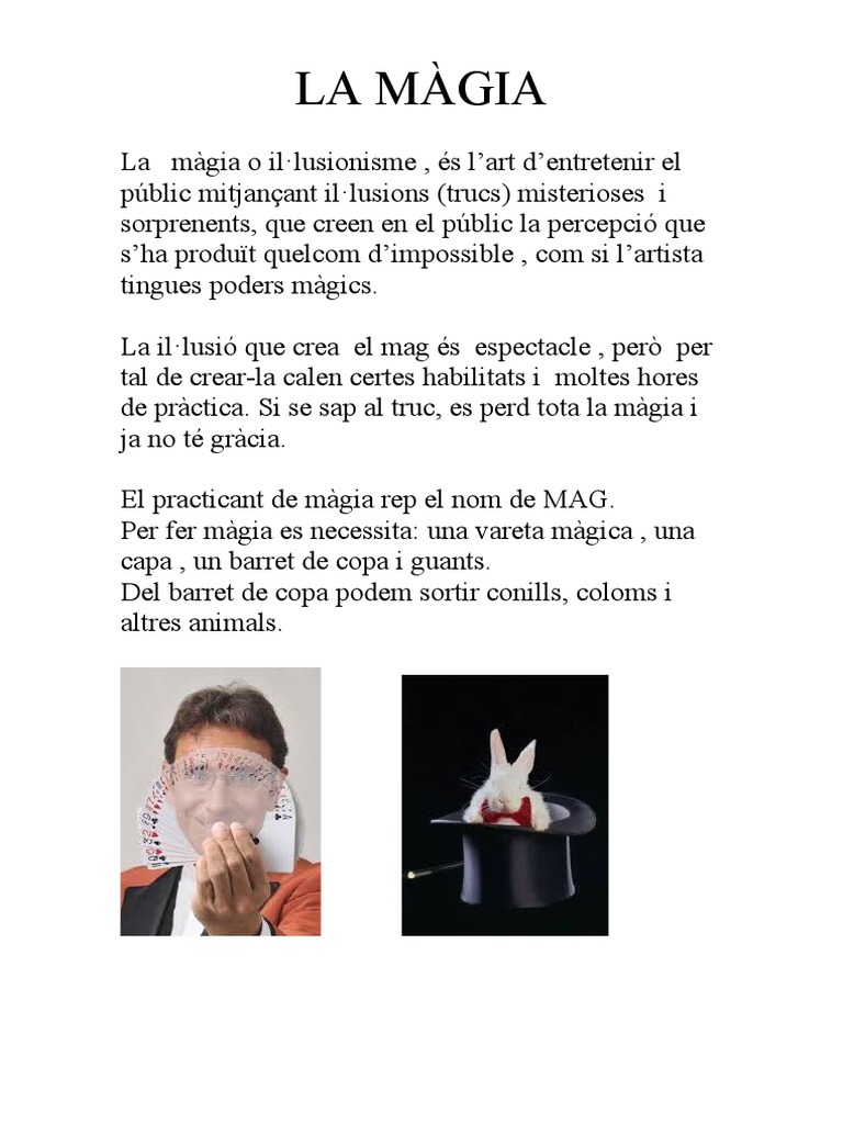 La Màgia Pdf