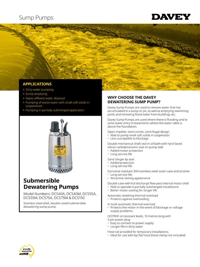 Sump Pumps | PDF | Pump | Solid