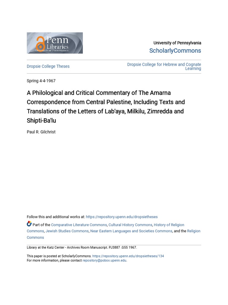 Scholarlycommons Scholarlycommons: University of Pennsylvania ...