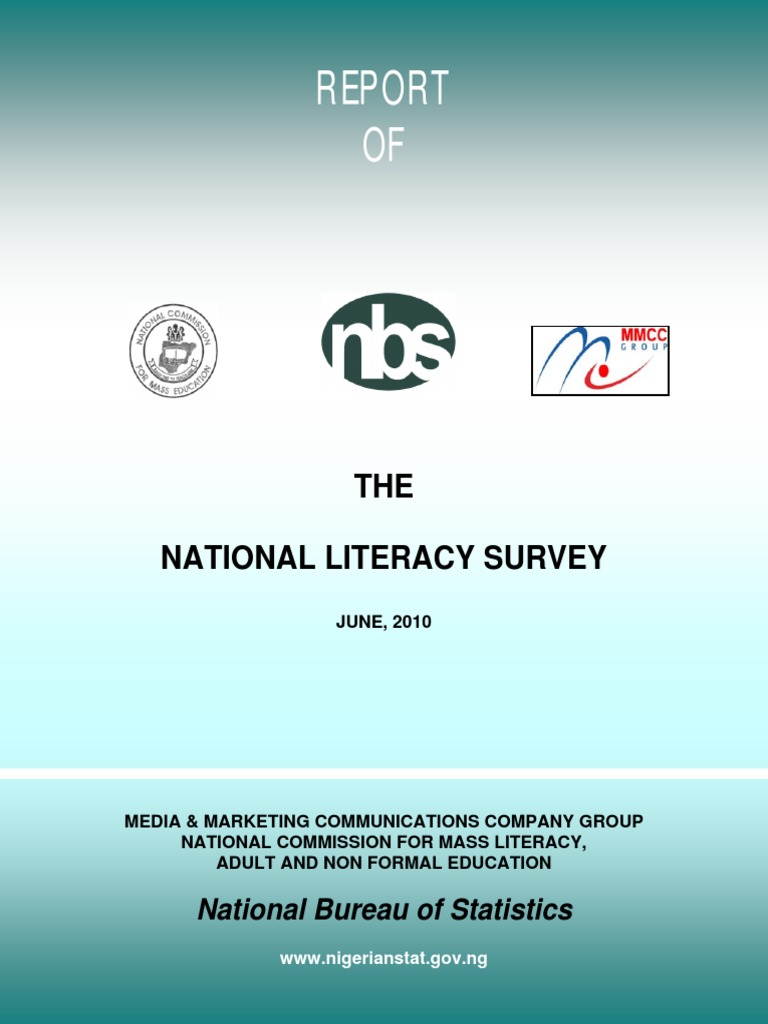 National Literacy Survey, 2010 | PDF | Literacy | Adult Education