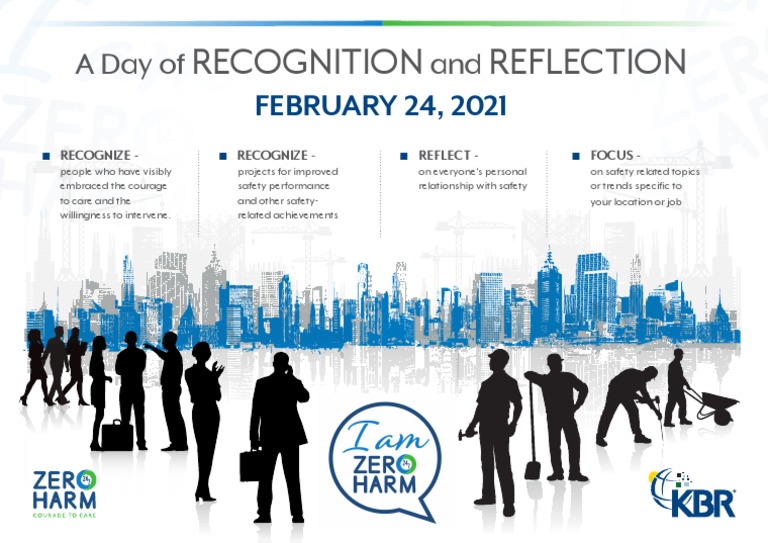 Zero Harm Day 2021 Recognition and Reflection | PDF