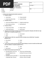 Soal Psaj Pai Kelas 6 SD | PDF