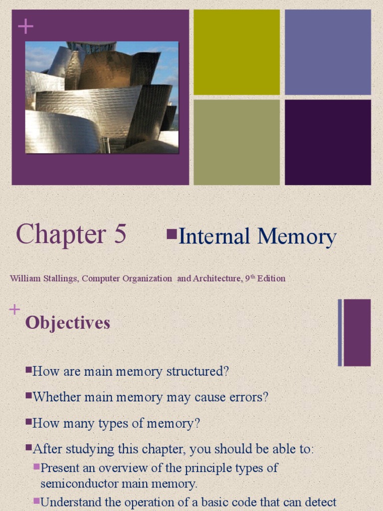 Internal Memory: William Stallings, Computer Organization and Architecture, 9 Edition | Download ...