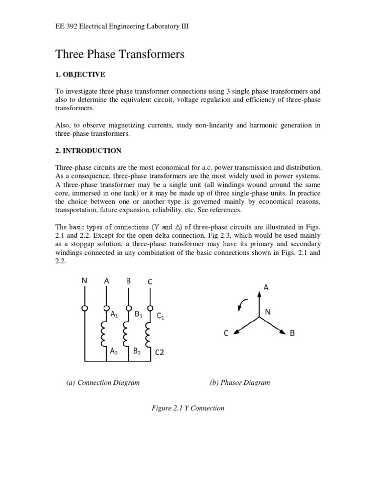 6 Three-Phase Transformers | PDF