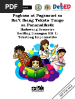 Pagbasa at Pagsusuri... Q3 Module 2 | PDF