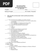 diagnostic-test-AP4-REVISED - withTOS - and ANSWER - Key - in A4SIZE | PDF