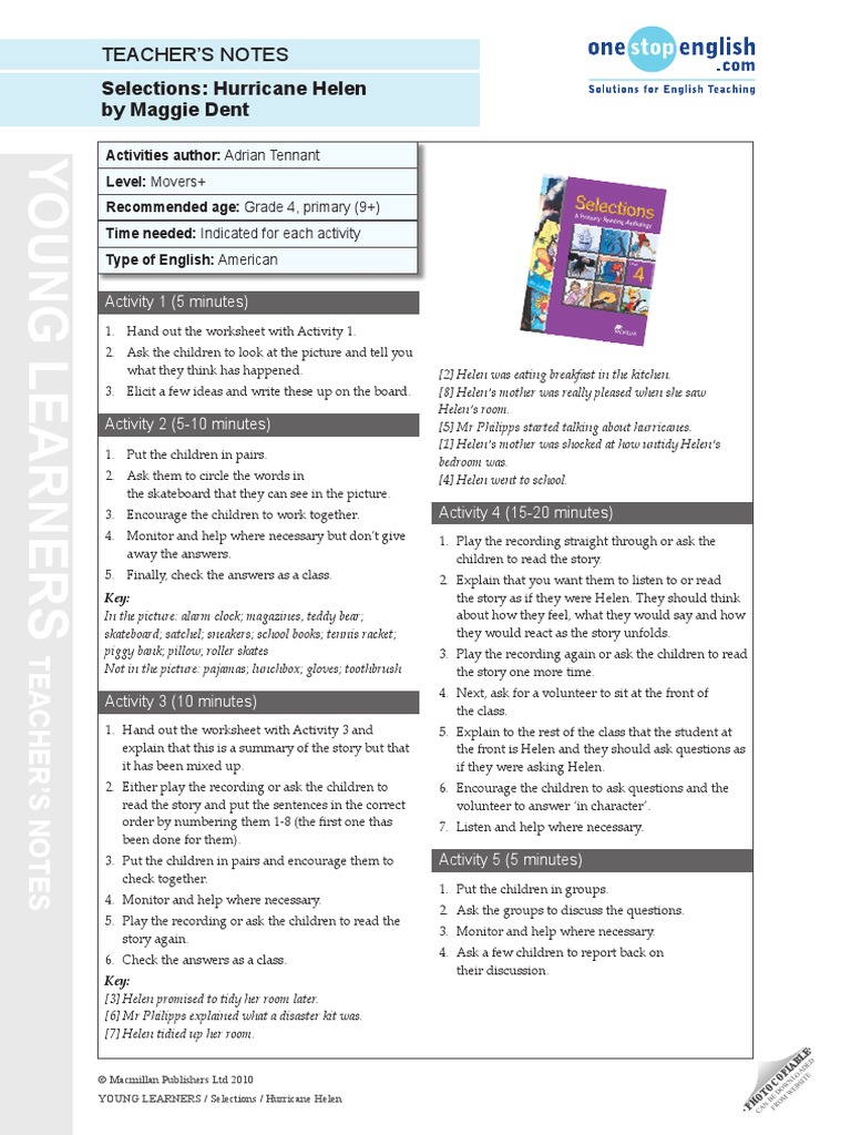 Hurricane Helen - Reading Story | PDF | Nature