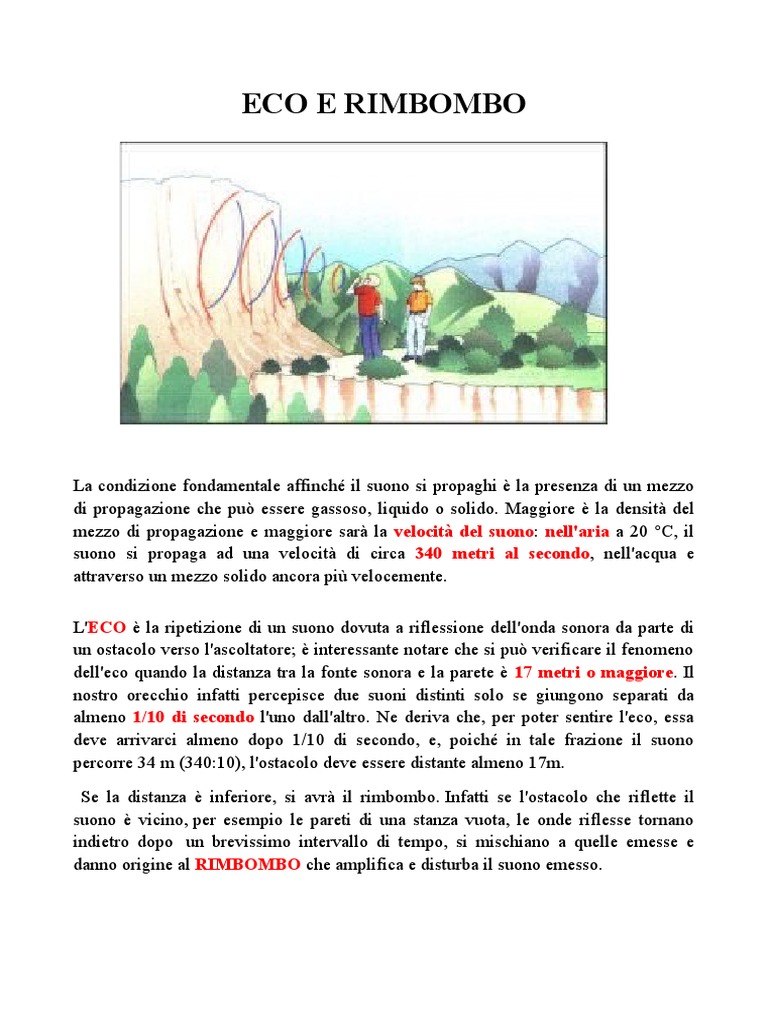 Eco e Rimbombo | PDF