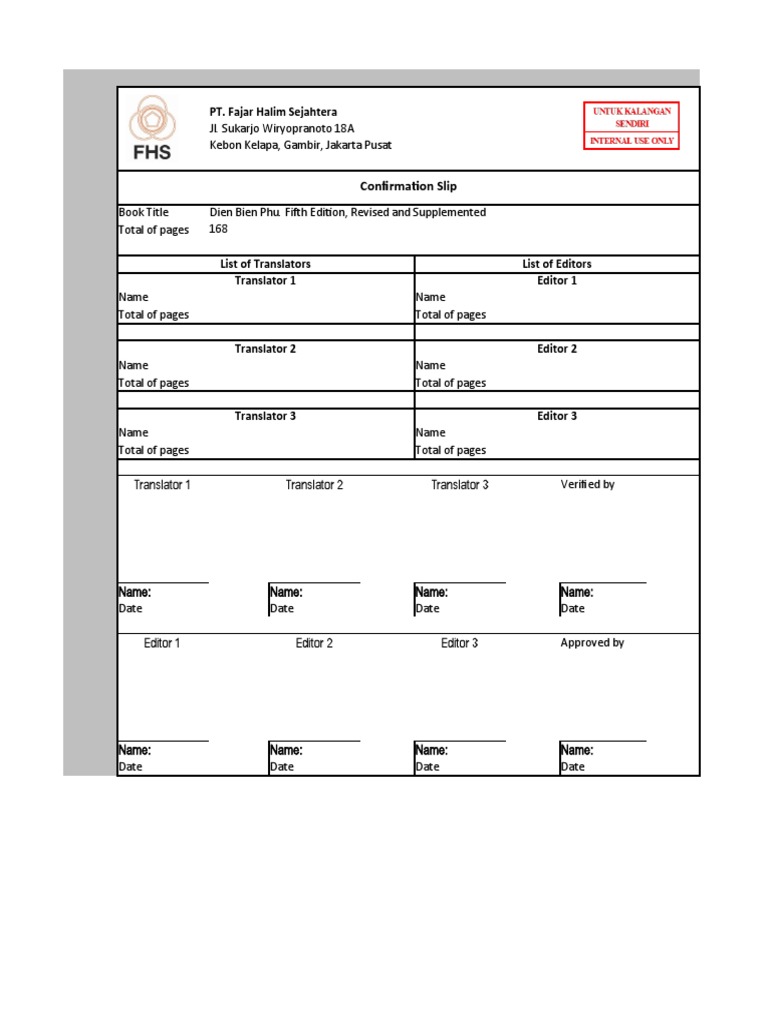 Confirmation Slip | PDF | National Security | International Security