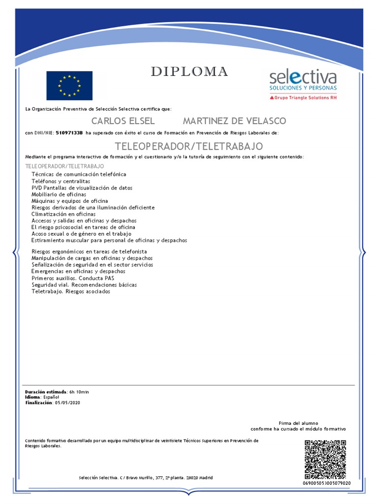 Diploma PRL | PDF