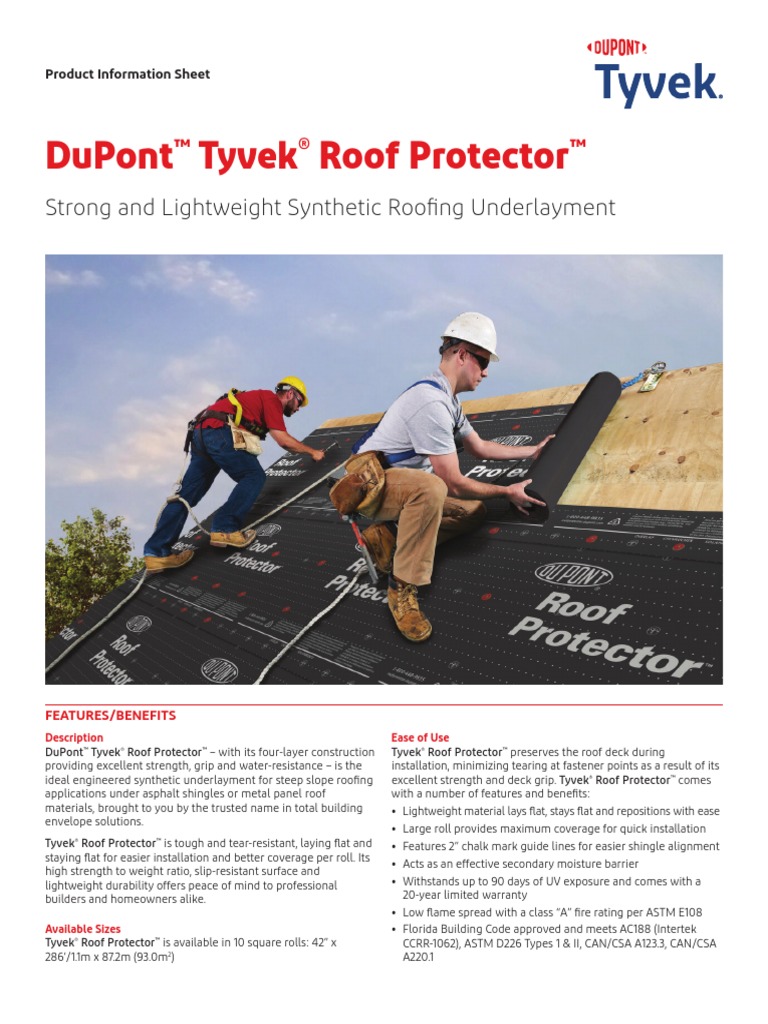 K-29444 Roof Protector Data Sheet | PDF | Roof | Building Engineering