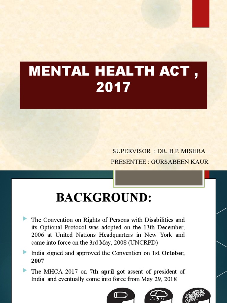 Mental Health Act | PDF | Mental Disorder | Psychiatry