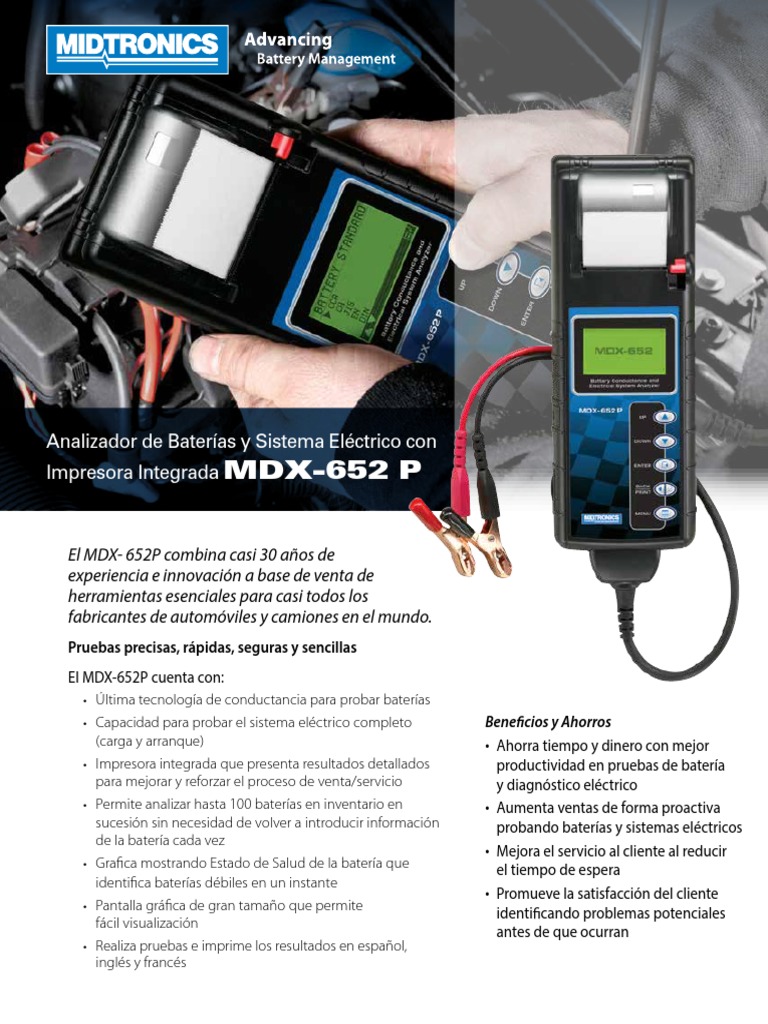 MDX-652P-LatAm Brochure ES | PDF