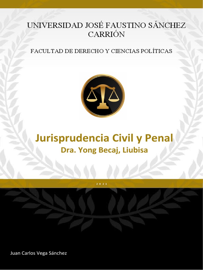 Ejemplos De Jurisprudencia Pdf Caso De Ley Derecho Penal