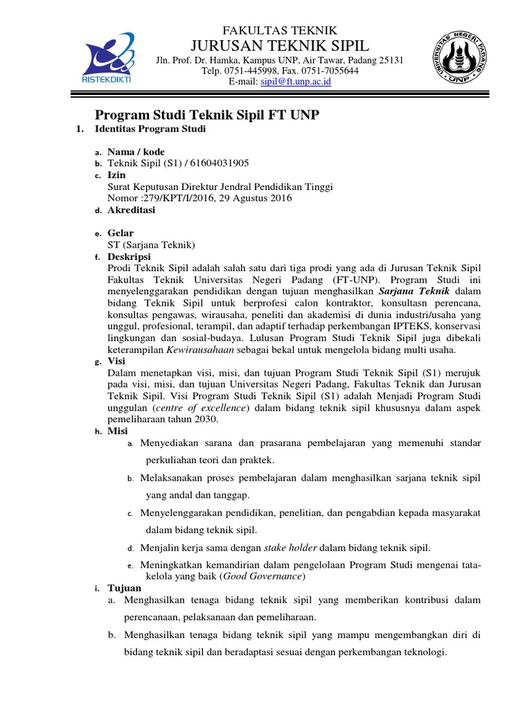 Kurikulum Teknik Sipil | PDF | Seni