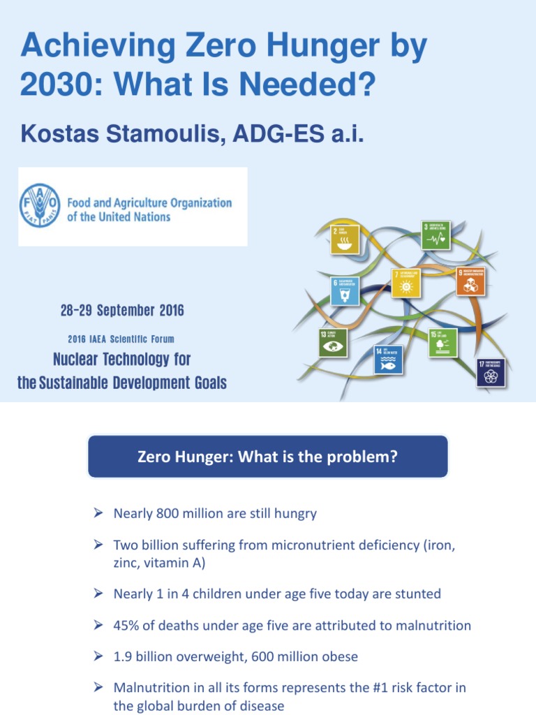 Kostasstamoulis How To Achive 2030 Feed A Zero Hunger | PDF | Hunger ...