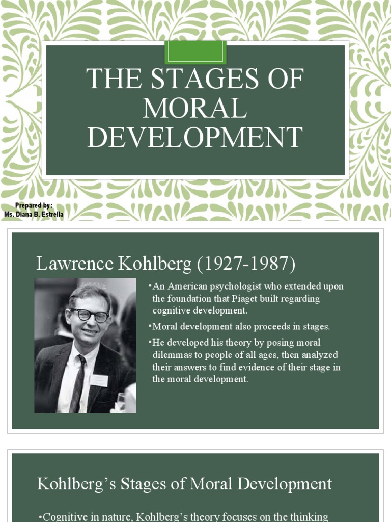 The Stages of Moral Development | PDF | Behavioural Sciences | Metaphysics
