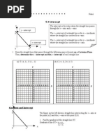 Mind Map Straight Line | PDF | Slope | Line (Geometry)
