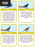 Pasari Calatoare | PDF