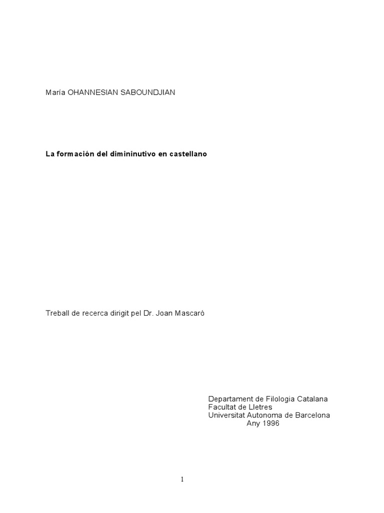 Ohannesian | PDF | Palabra | Sílaba