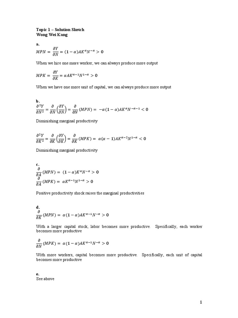 Marginal Productivity in Economics | PDF | Teaching Methods & Materials