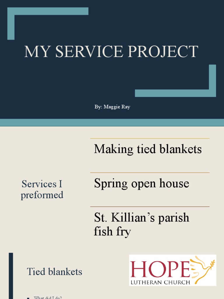 Service Project Presentation | PDF