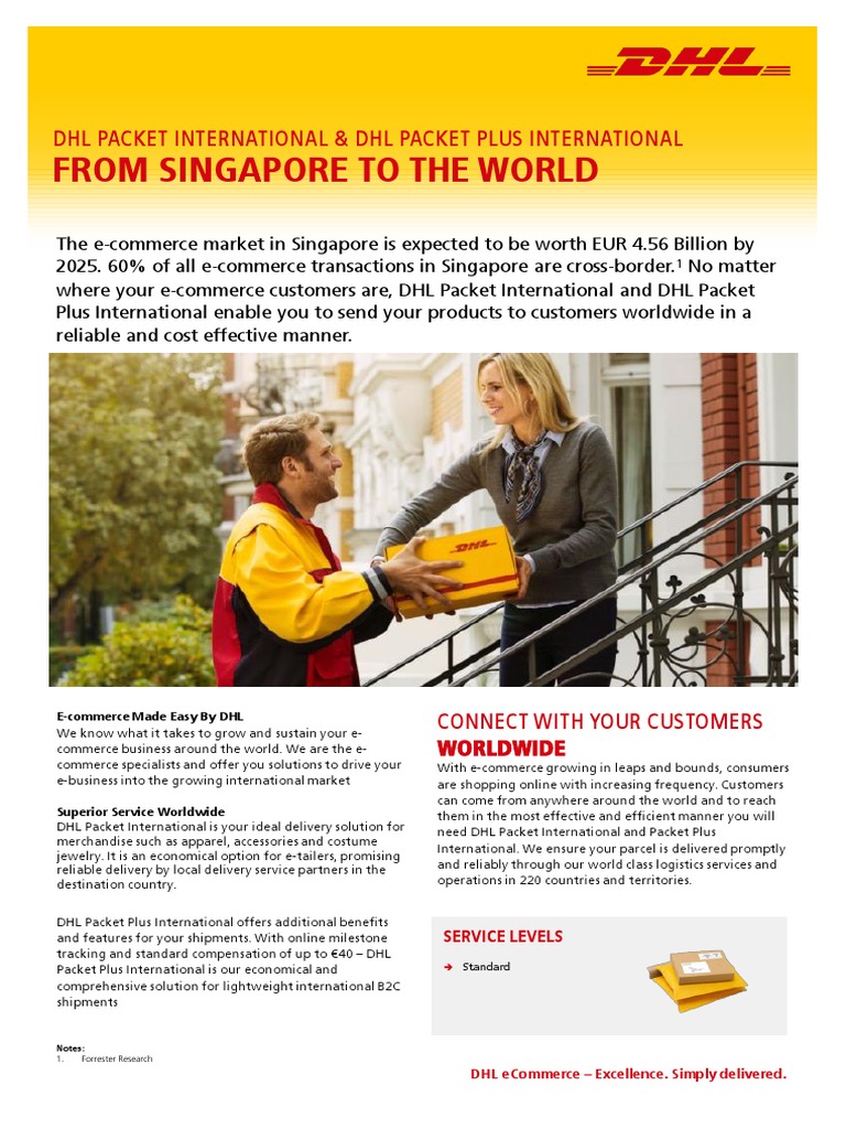From Singapore To The World: DHL Packet International & DHL Packet Plus ...