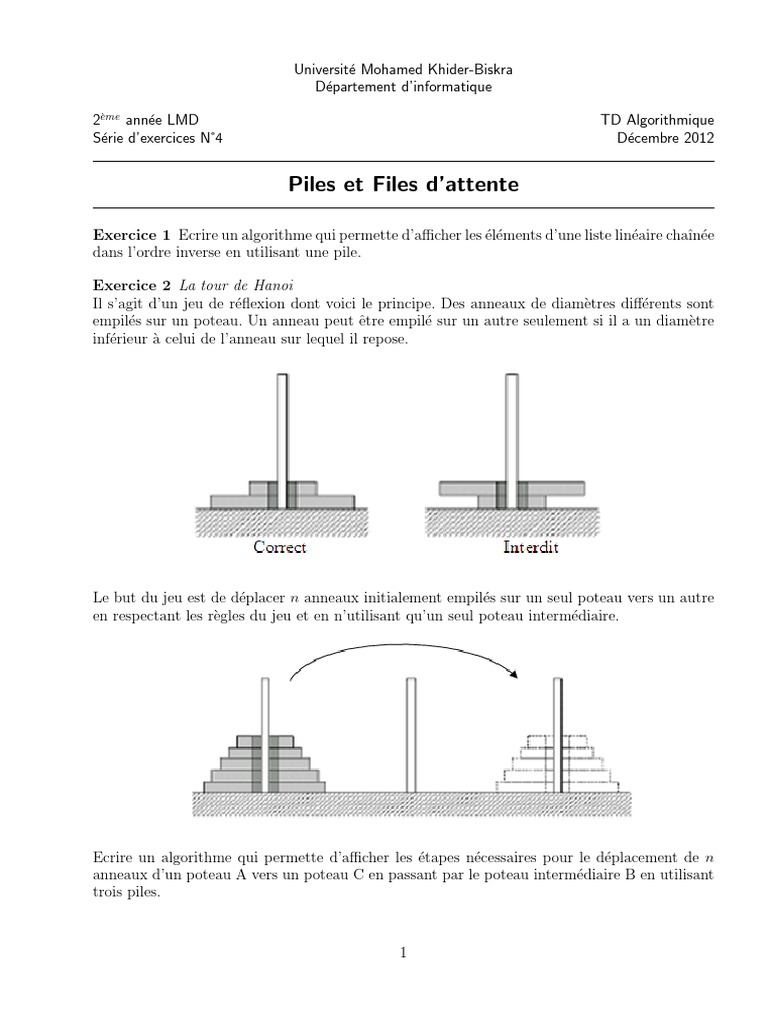 TD Piles Files | PDF | Programmation informatique | Informatique