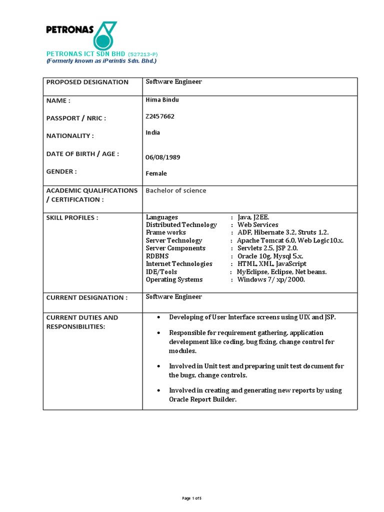 Hima Bindu | PDF | Information Technology | Software Design