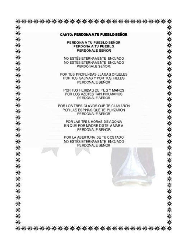 Perdona A Tu Pueblo Señor | PDF