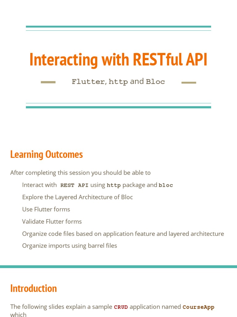 09 Interacting With REST API | PDF | Representational State Transfer | Hypertext Transfer Protocol