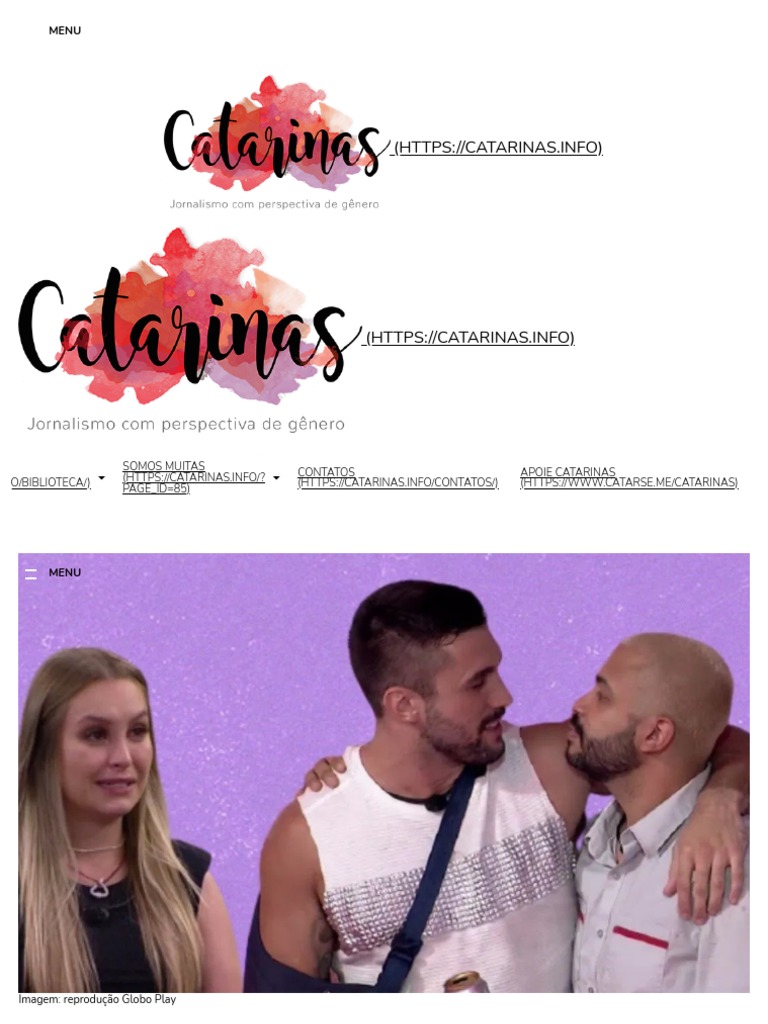 Homens Amam Outros Homens - o Olhar para A Mulher É Apenas Sexual - Portal Catarinas | PDF ...