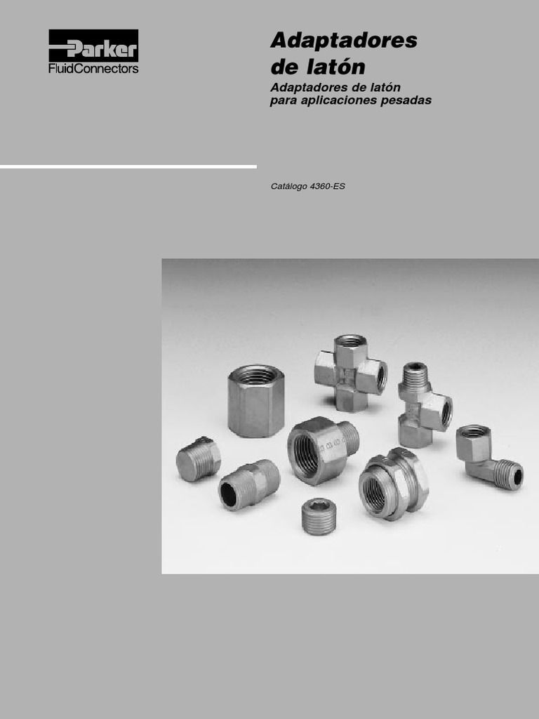 Adaptadores de latón Parker 207ACBH-4 | PDF | Cobre | Sustancias químicas