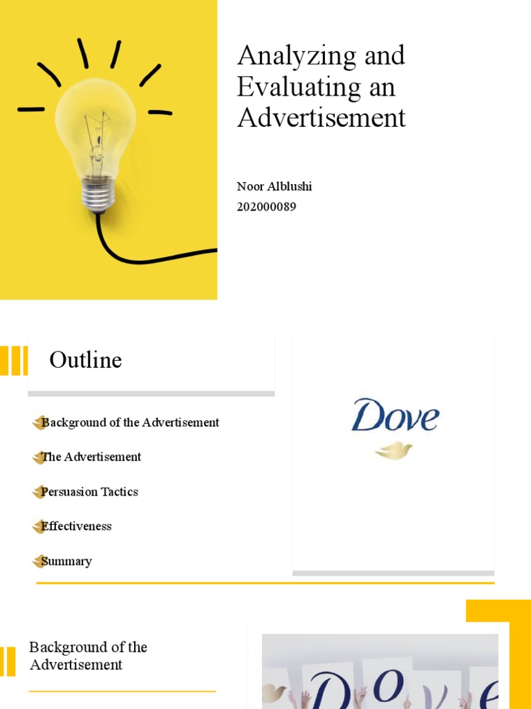 Analyzing and Evaluating An Advertisement-5 | PDF